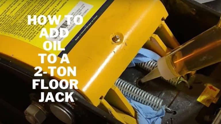 How To Add Oil To A 2-ton Floor Jack in 8 Easy Steps